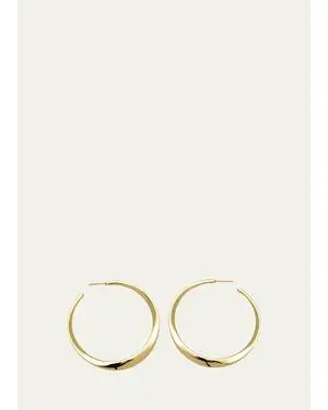 Ippolita 18k Large Twisted Hoop Earrings - Gold