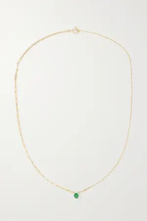Yvonne Léon 18-karat Emerald Pendant Necklace