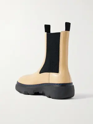 Burberry Leather Chelsea Boots