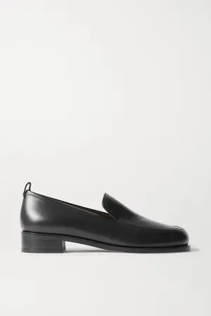 THE ROW Penny Leather Loafers