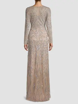 Mac Duggal Sequin Column Gown