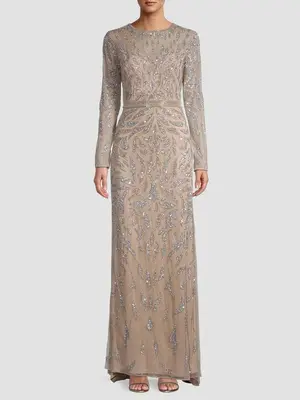 Mac Duggal Sequin Column Gown