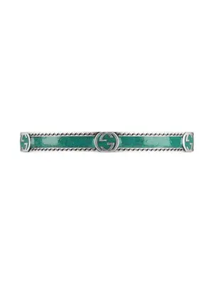 Gucci Interlocking G Enamel Cuff