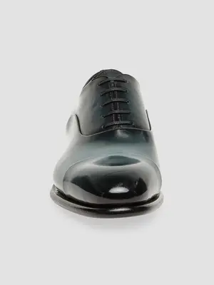 Santoni Lace-up Leather Dress Shoes