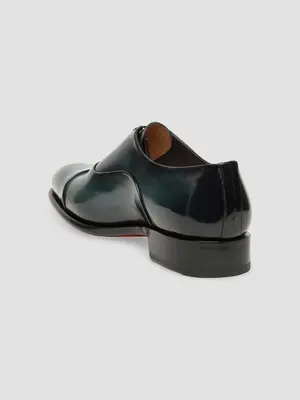 Santoni Lace-up Leather Dress Shoes