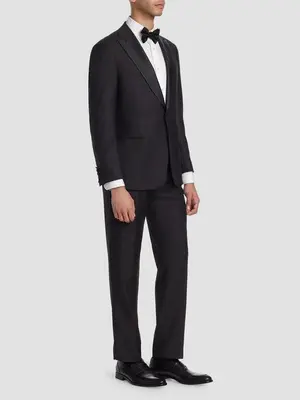 Emporio Armani G-line Super Line Peak Tuxedo - Black