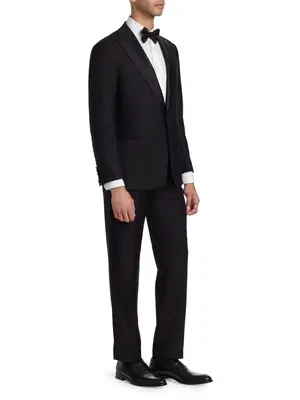 Emporio Armani G-line Super Line Peak Tuxedo - Black