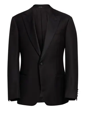Emporio Armani G-line Super Line Peak Tuxedo - Black