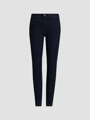 L'Agence Marguerite High-rise Skinny Jeans Black Ink