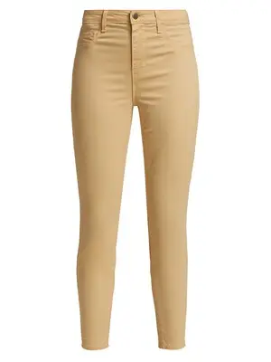 L'Agence Marguerite High-rise Skinny Jeans Camel