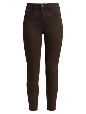 L'Agence Marguerite High-rise Skinny Jeans Cocoa