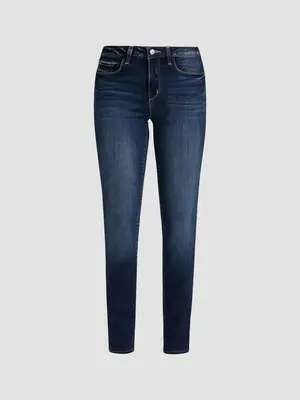 L'Agence Marguerite High-rise Skinny Jeans Dark Blue
