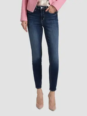 L'Agence Marguerite High-rise Skinny Jeans - Dark Blue
