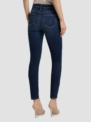 L'Agence Marguerite High-rise Skinny Jeans - Dark Blue