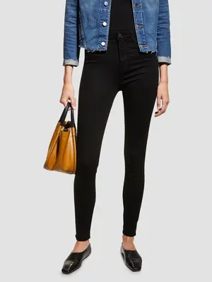 L'Agence Marguerite High-rise Skinny Jeans - Noir