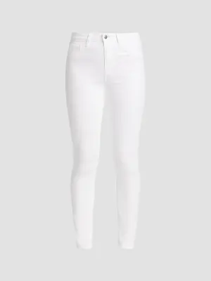 L'Agence Marguerite High-rise Skinny Jeans White