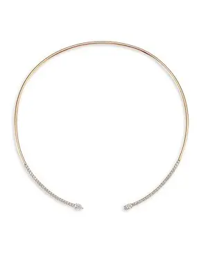 ANITA KO 18k Gold & Diamond Marquis Pavé Split Choker