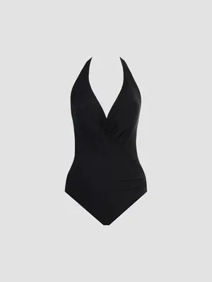 Miraclesuit Rock Solid Wrapsody One-piece Swimsuit - Black