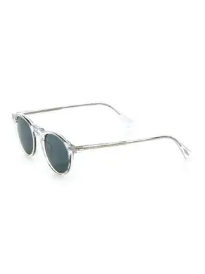 Oliver Spencer Gregory Peck 47mm Round Sunglasses Lucite