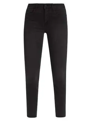 L'Agence Margot High-rise Ankle Skinny Jeans Dark Graphite