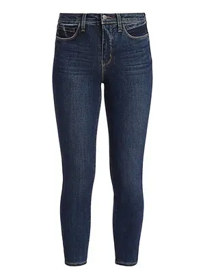 L'Agence Margot High-rise Ankle Skinny Jeans Fleetwood