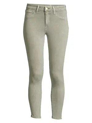 L'Agence Margot High-rise Ankle Skinny Jeans Marsh