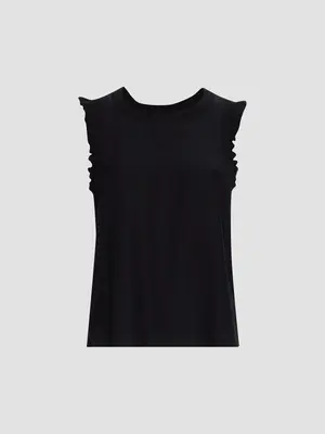 Cinq À Sept Tous Les Jours Lenore Silk Tank - Black