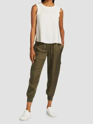 Cinq À Sept Tous Les Jours Lenore Silk Tank - Ivory