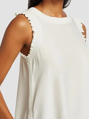 Cinq À Sept Tous Les Jours Lenore Silk Tank - Ivory