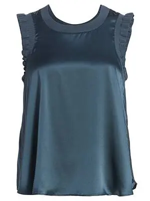 Cinq À Sept ​tous Les Jours Lenore Silk Tank Onyx