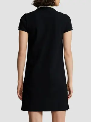 Polo Ralph Lauren Cotton Mesh Short-sleeve Polo Dress - Office Blue