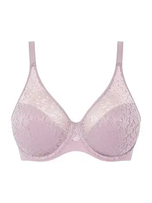 Chantelle Norah Full Coverage Molded Stretch Lace Bra Pale Rose