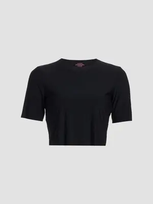 Commando Butter Cropped T-shirt - Black