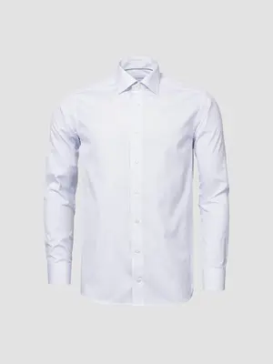 Eton Contemporary-fit Micro Print Long-sleeve Dress Shirt