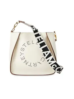 Stella McCartney Stella McCartney Logo Crossbody Bag Pure White
