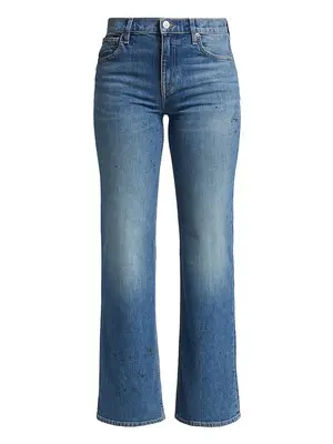 Hudson Jeans Rosie High-rise Wide-leg Jeans Hysteria