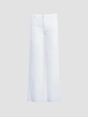 Hudson Jeans Rosie High-rise Wide-leg Jeans - White Lily