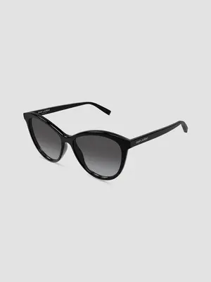 Saint Laurent Classic 57mm Cat-eye Sunglasses - Black Grey