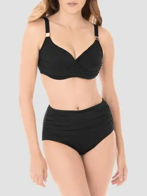 Miraclesuit Surplice Shirred Bikini Top