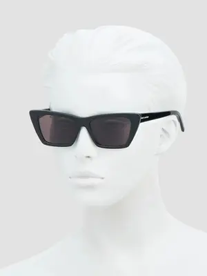 Saint Laurent Mica 53mm Cat-eye Sunglasses - Black