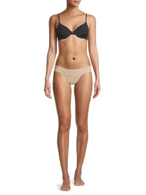 Hanky Panky Breath Natural Rise Thong - Taupe