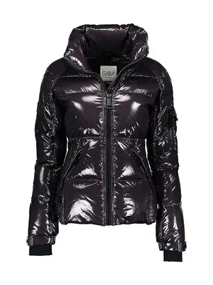 Sam. Freestyle Down Puffer Jacket Smoke