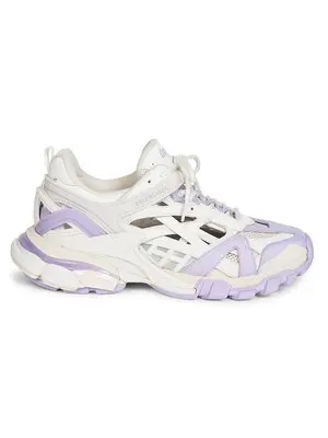 Balenciaga Women's Track Sneakers - Faded Blue  Lilac Beige