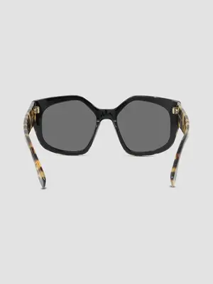 Fendi 55mm Geometric Logo Sunglasses