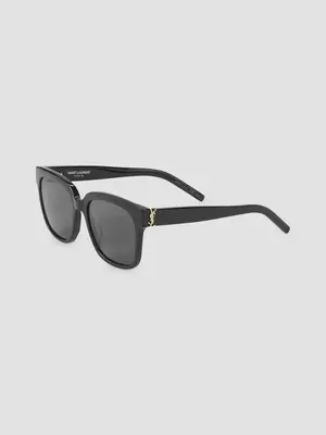 Saint Laurent 54mm Square Sunglasses - Black
