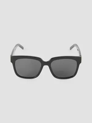 Saint Laurent 54mm Square Sunglasses - Black