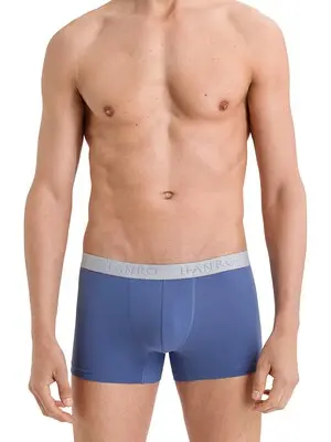 Hanro Cotton Essentials 2-pack Boxer Briefs Blue