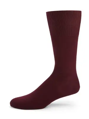 Falke Family Cotton Socks Burgundy