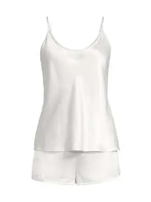La Perla 2-piece Silk Camisole & Shorts Pajama Set