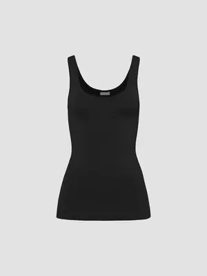 Hanro Touch Feeling Tank Black